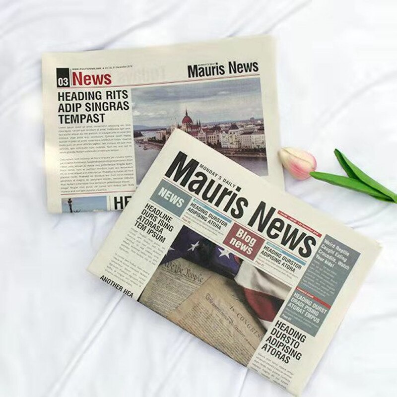 Creatieve Retro Engels Krant Oude Krant Ins Foto P... – Vicedeal