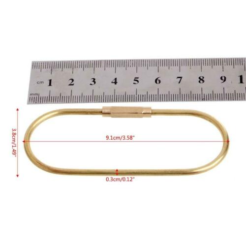 90MM Keychain U-Ring Solide Messing Schraube Lock ... – Vicedeal