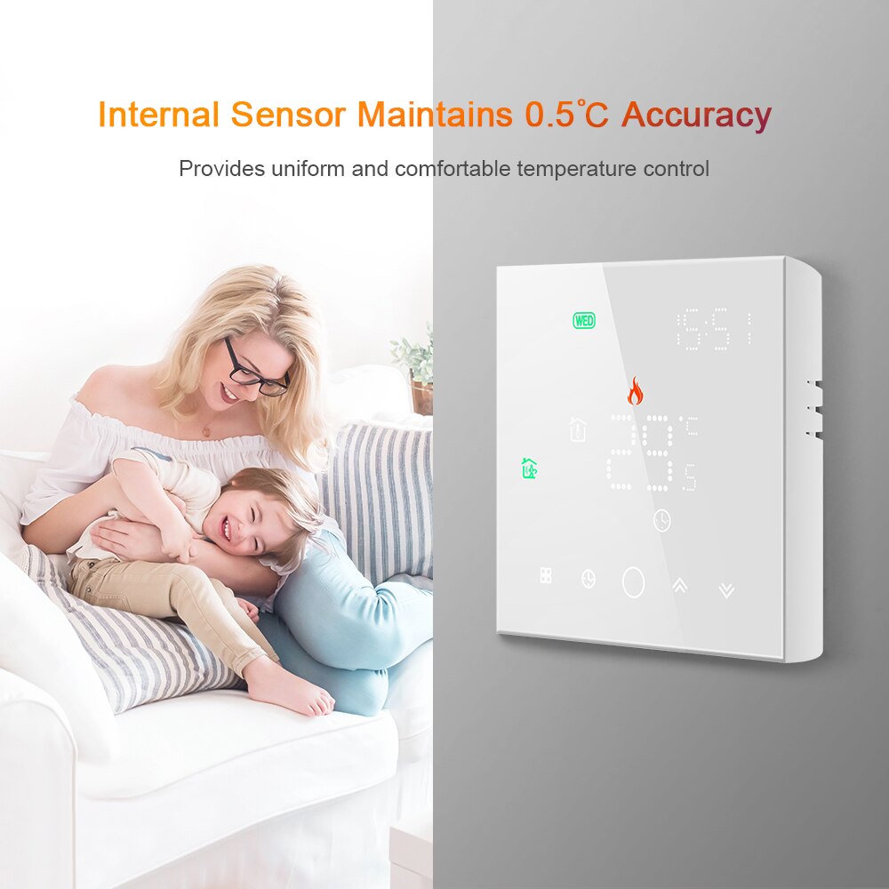 WiFi Thermostat intelligent pour eau/chauffage par... – Grandado