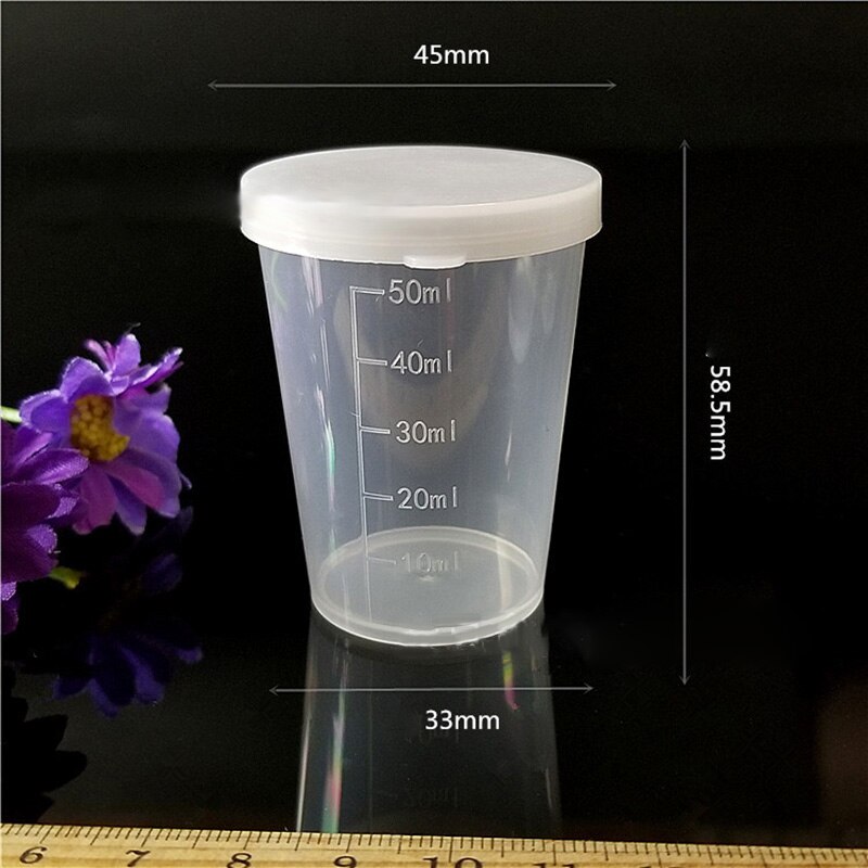 10X50ml Medicine Measuring Measure Cups With White... – Vicedeal