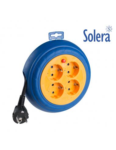 SOLERA Enrollacables 4 tomas 3m de cable 3g1,5 sol... – Grandado