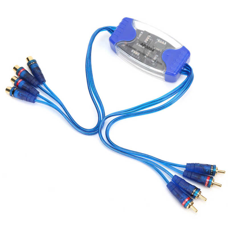 Ground Loop Isolator 4 Channel RCA Noise Filter fo... – Vicedeal