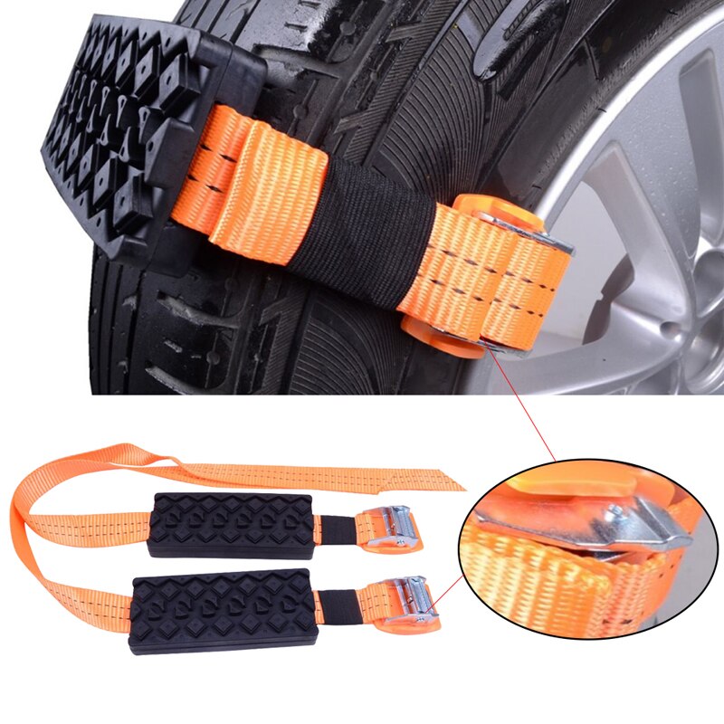 2PCS Tire Chain Strap Snow Chain Emergency Anti-Sk... – Grandado