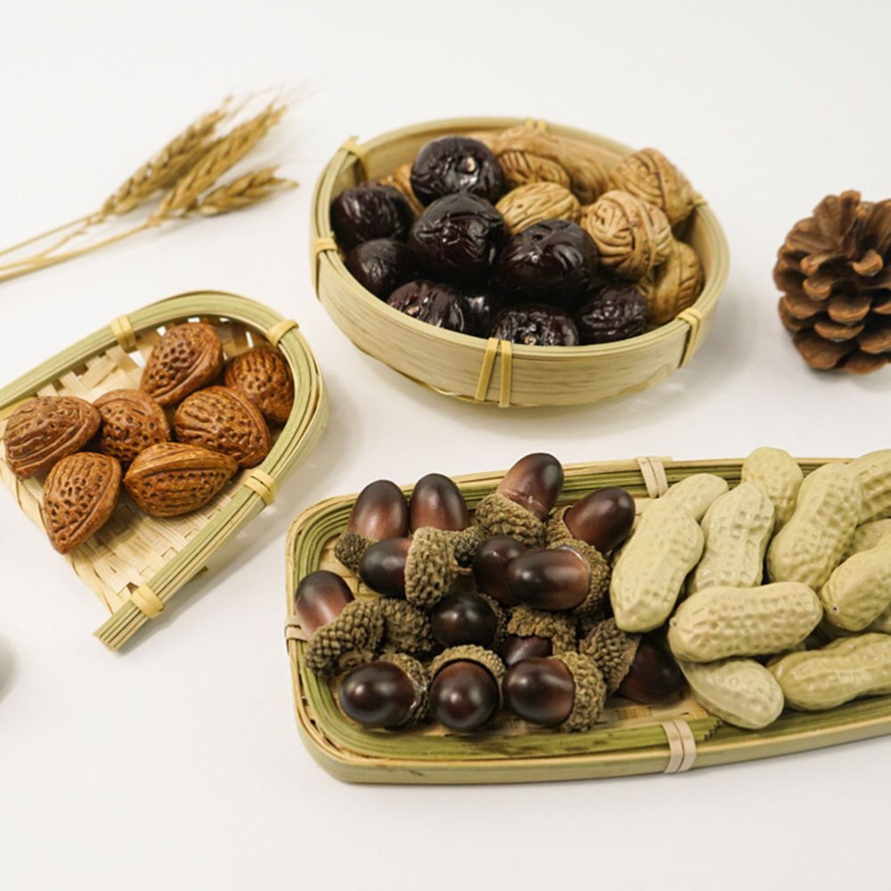 20Pcs Simulation Walnuts Models Lifelike Nut Ornam... – Vicedeal