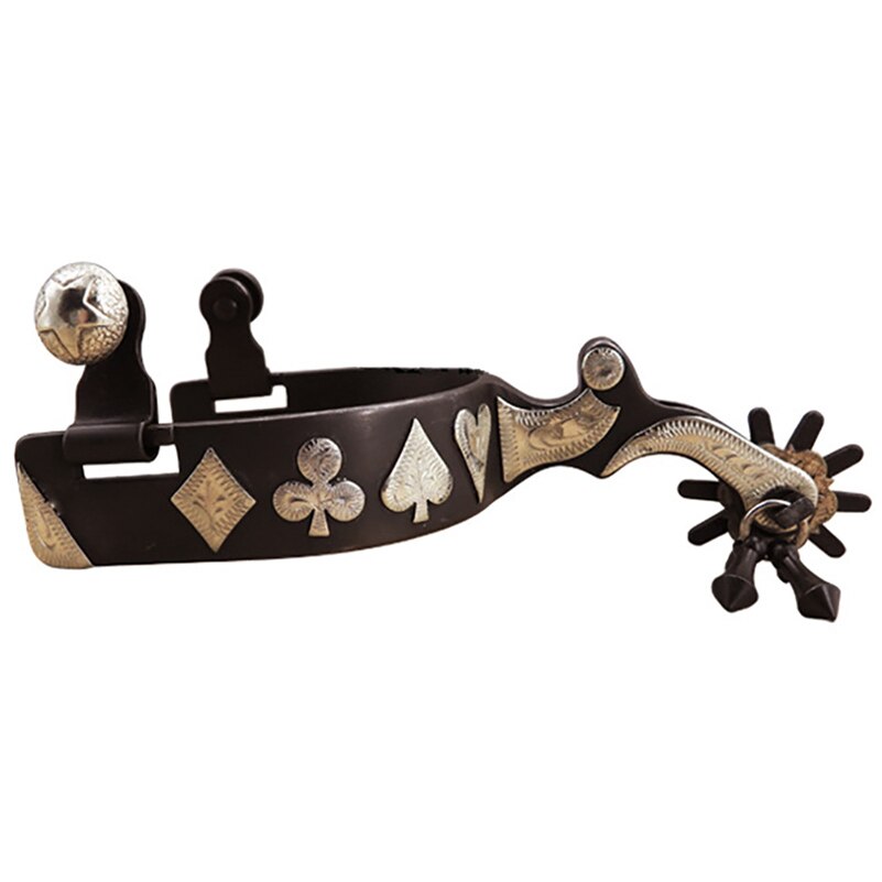 1 Pair Western Horse Spurs Low-carbon Steel Horse ... – Vicedeal