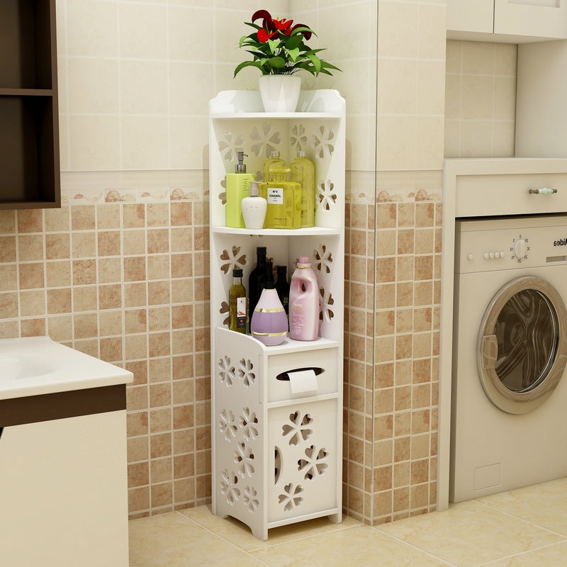 5-Layer Badkamer Opbergrek Vloer Gemonteerde Water... – Vicedeal