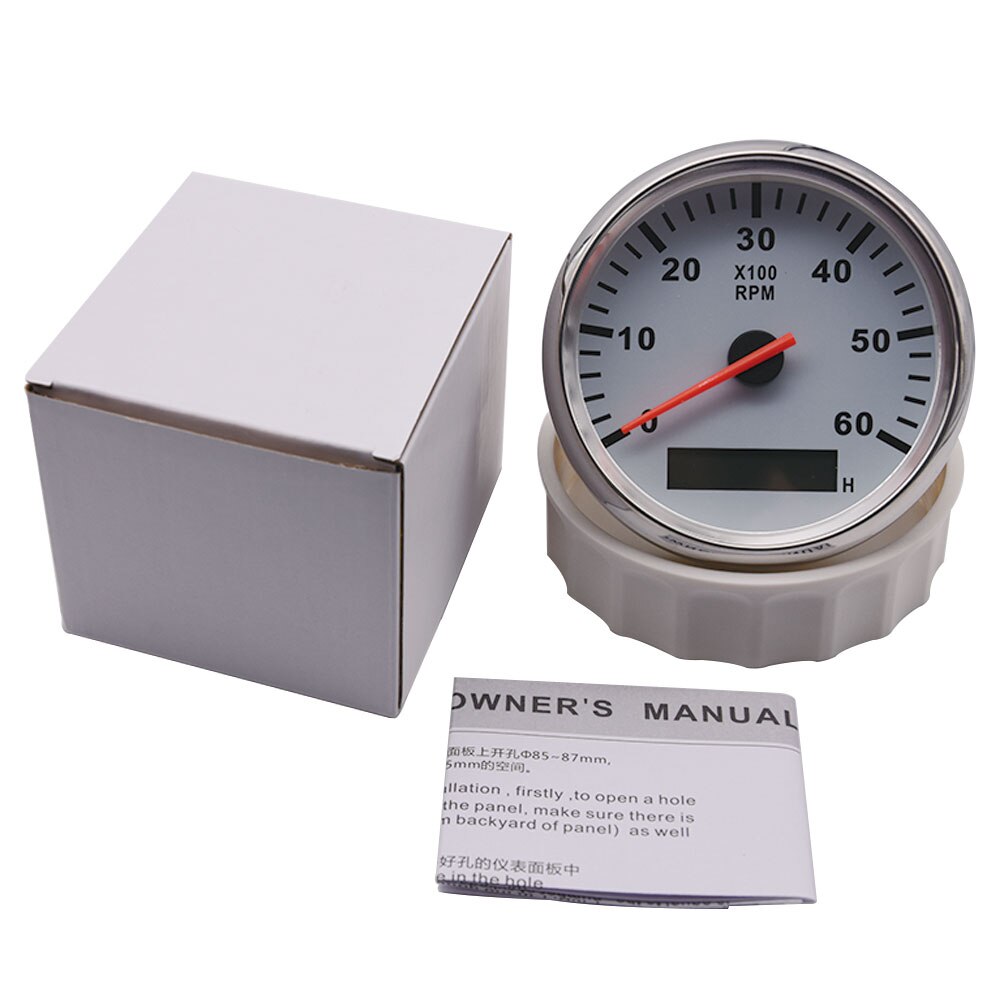 6000Rpm Tacho Gauge Met Urenteller Truck Auto Boot... – Vicedeal