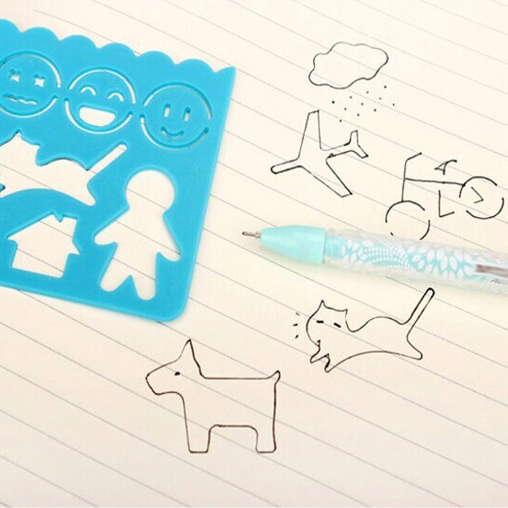 4Pcs Template Image Ruler DIY Paper Card Craft Pai... – Grandado