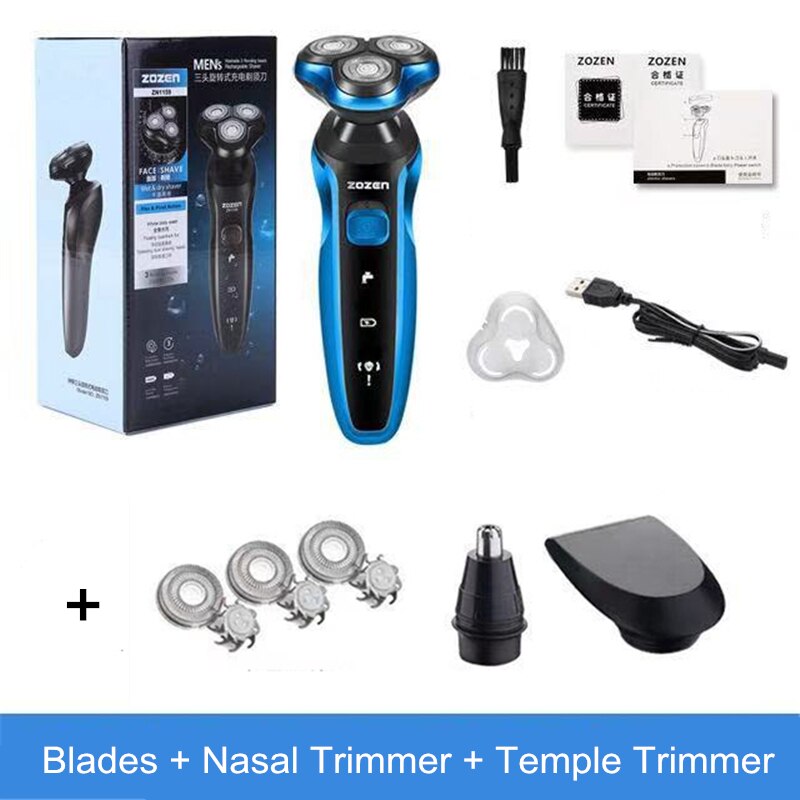 4D Electric Shaver Rechargeable Electric Razor Sha... – Vicedeal