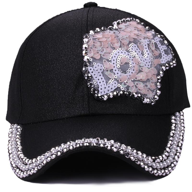 Pearl Punt Boor Baseball Cap Hoed Paardenstaart Sn... – Vicedeal