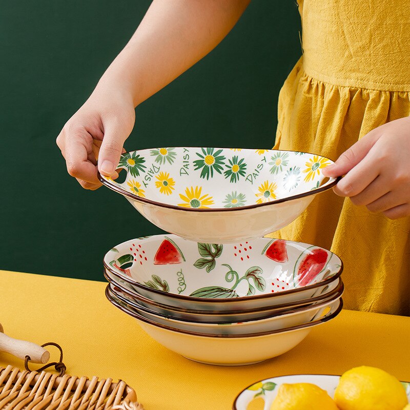 9 Inch Mode Creatieve Platen Sets Servies Porselei... – Grandado