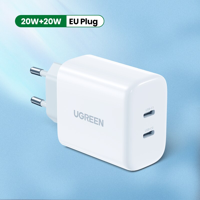 Ugreen Dual 20W Pd Usb C Lader Voor Iphone 13 12 F... – Vicedeal