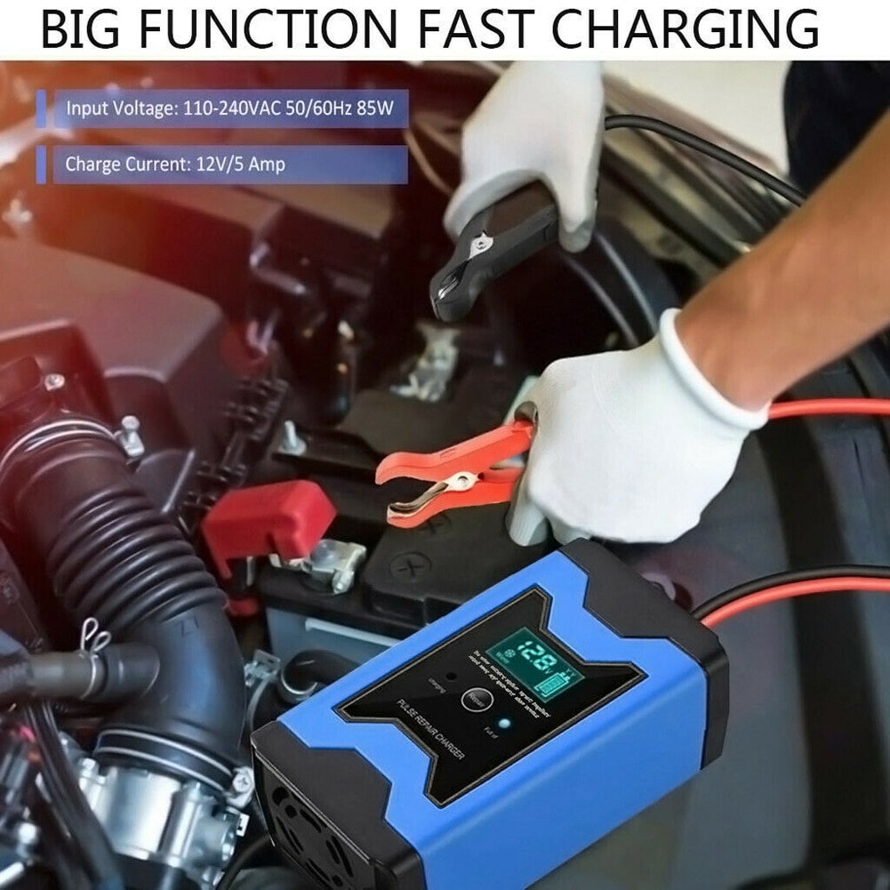 Automatische Auto Acculader 12V Intelligente Snell... – Grandado