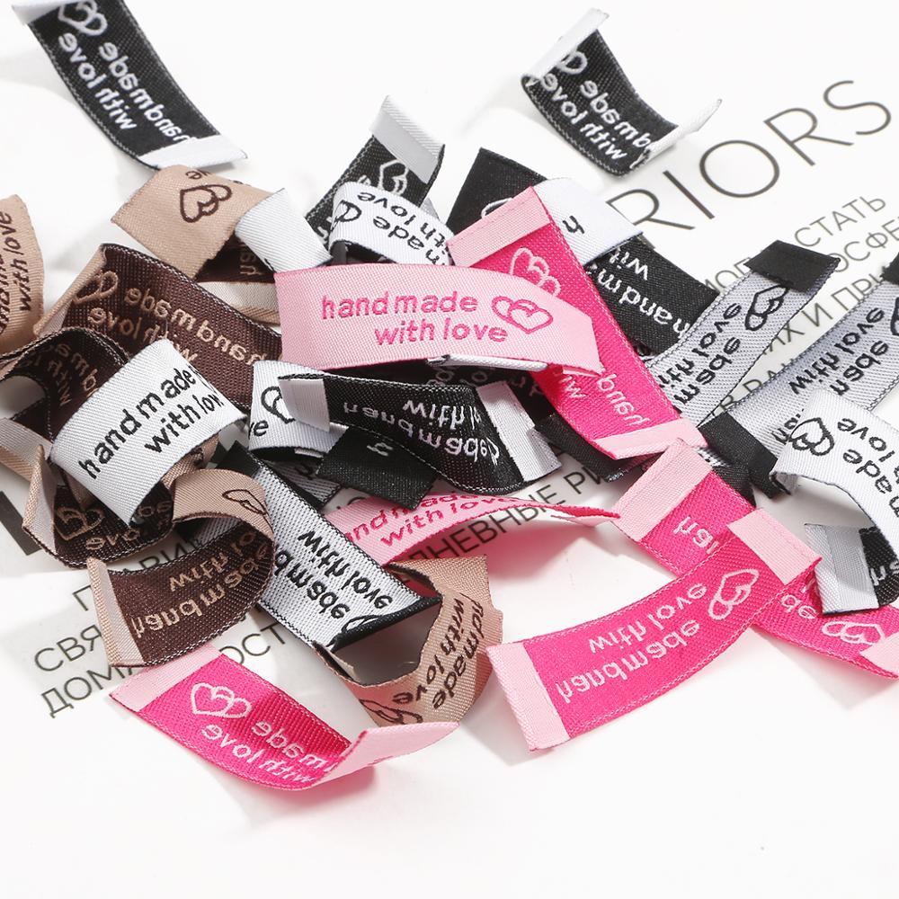 20 stk/parti 50 x 15mm håndlagde etiketter broderi... – Vicedeal