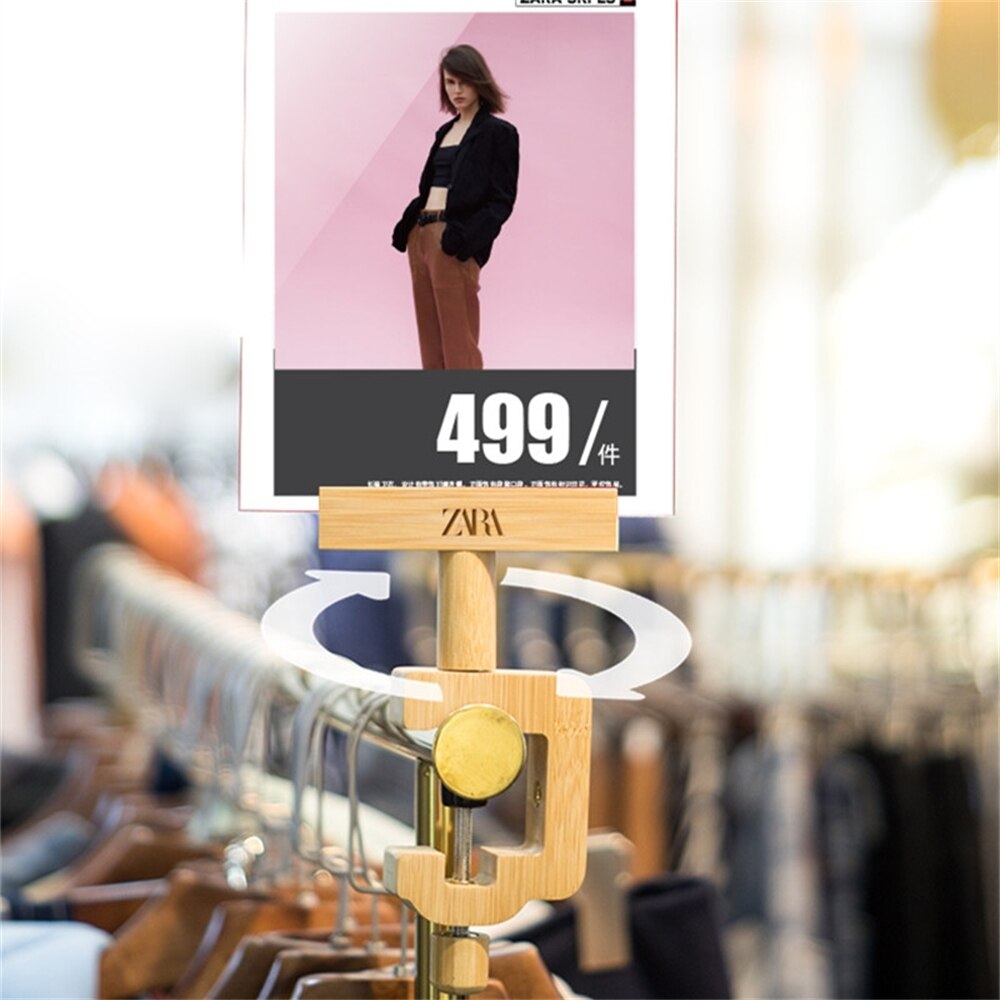 A4 Supermarkt Pop Clip Reclame Poster Display Houd... – Vicedeal