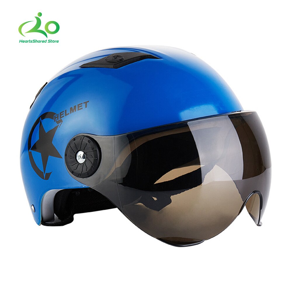 Scooter Helmet Electric Vehicle Sunscreen Helmet A... – Vicedeal