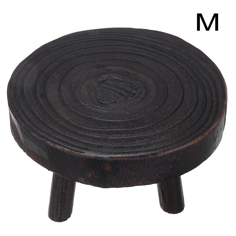 S/M/L Wooden Plant Stand Flower Pot Base Stool Ind... – Grandado