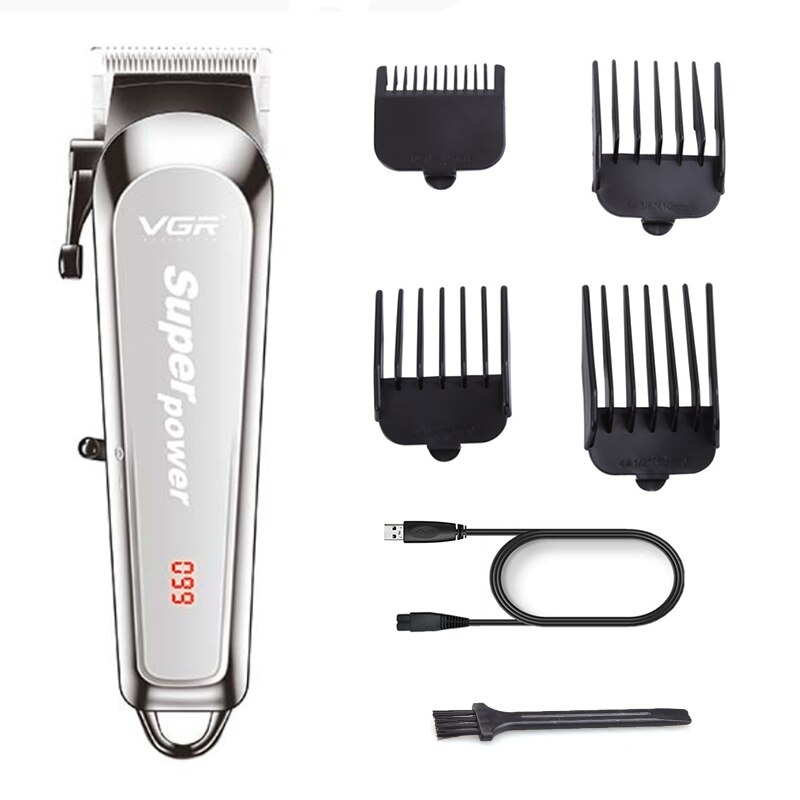 Cord and cordless rechargeable hair trimmer electr... – Vicedeal