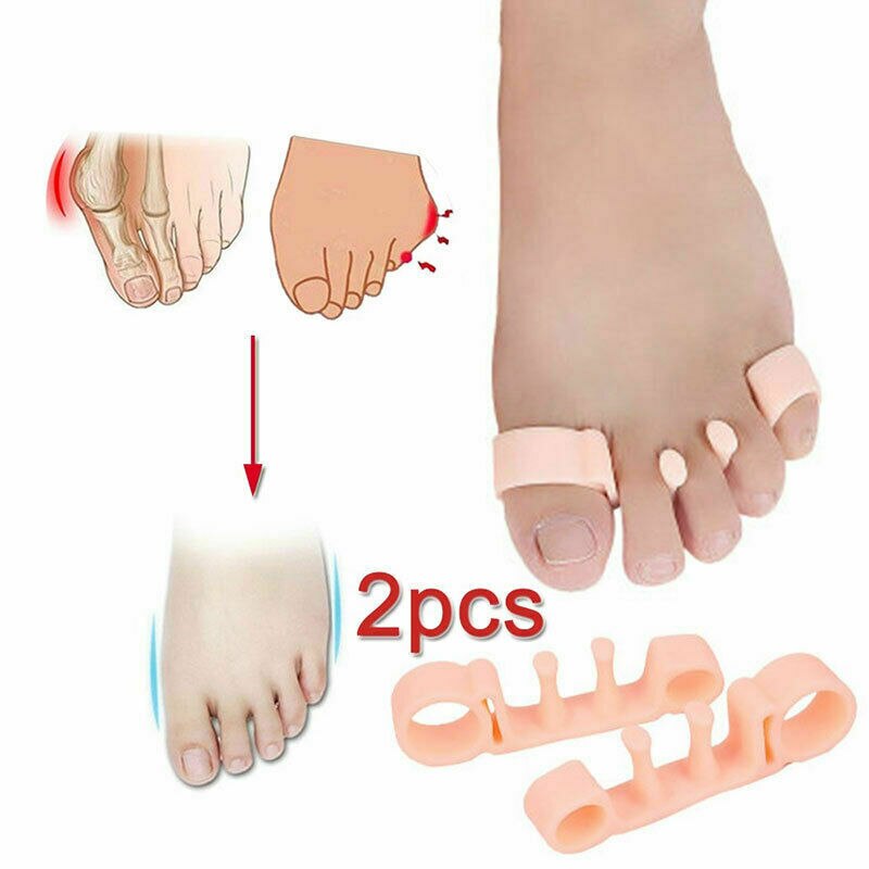 1Pair Soft Silicone Toe Separators 3/5 Holes Elast... – Vicedeal