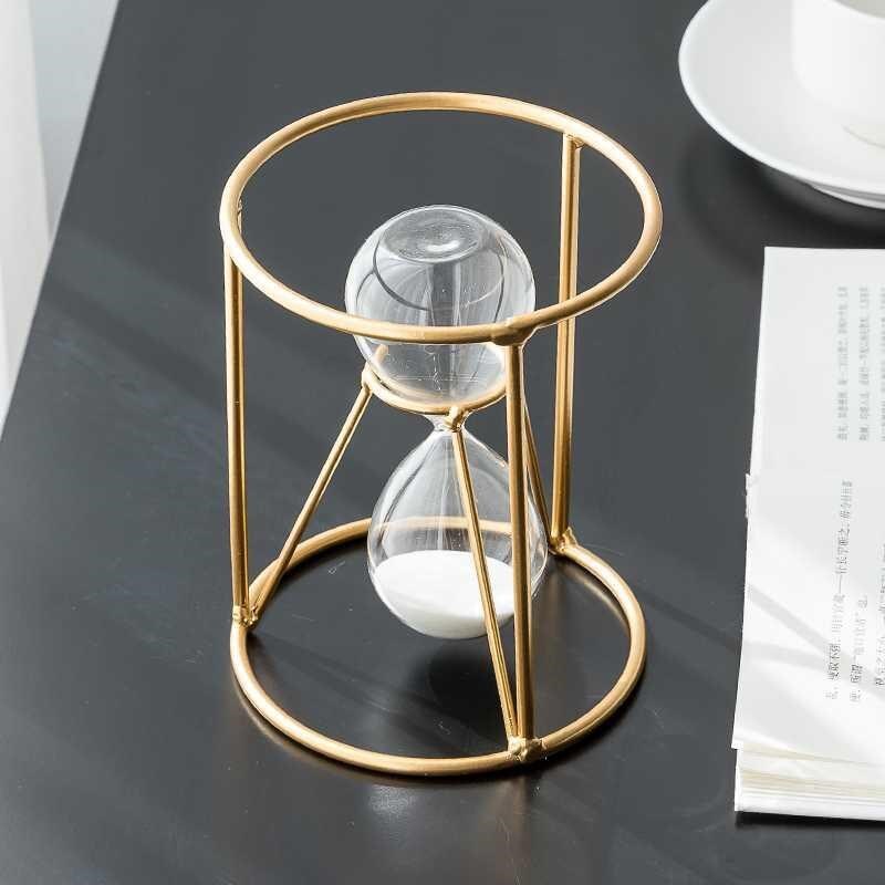 5 Minutes Nordic Style Hourglass Simple Metal Fram... – Grandado