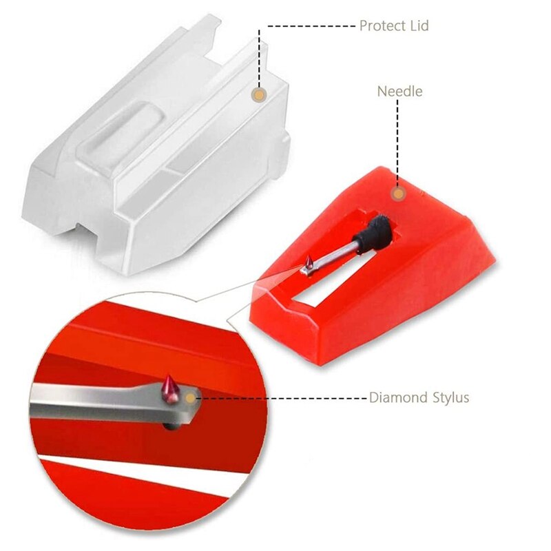 Record Player Needles Replacement, 5 Pack Turntabl... – Vicedeal