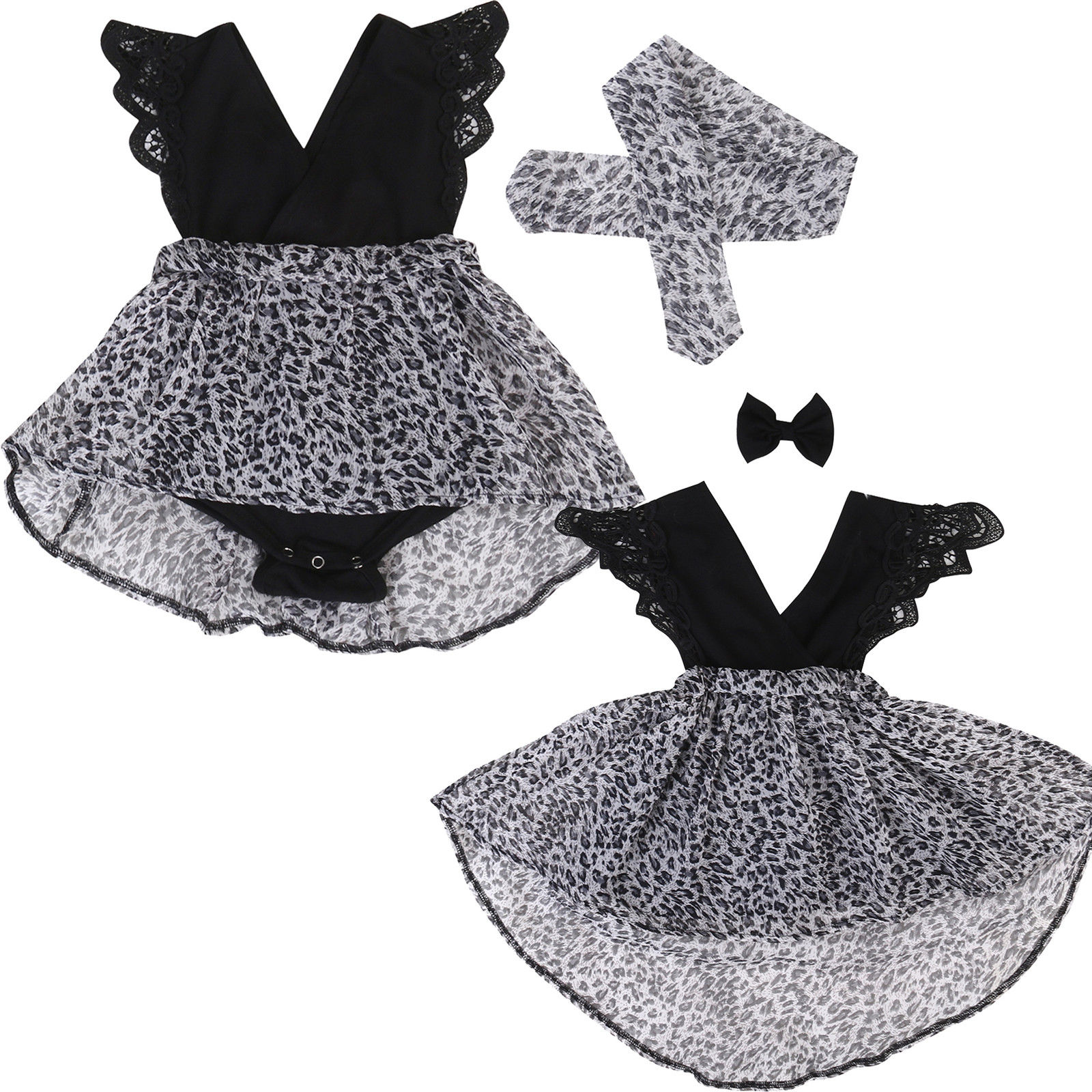 Zusje Grote Zus Match Zomer Chiffon Jurk Baby Meis... – Grandado