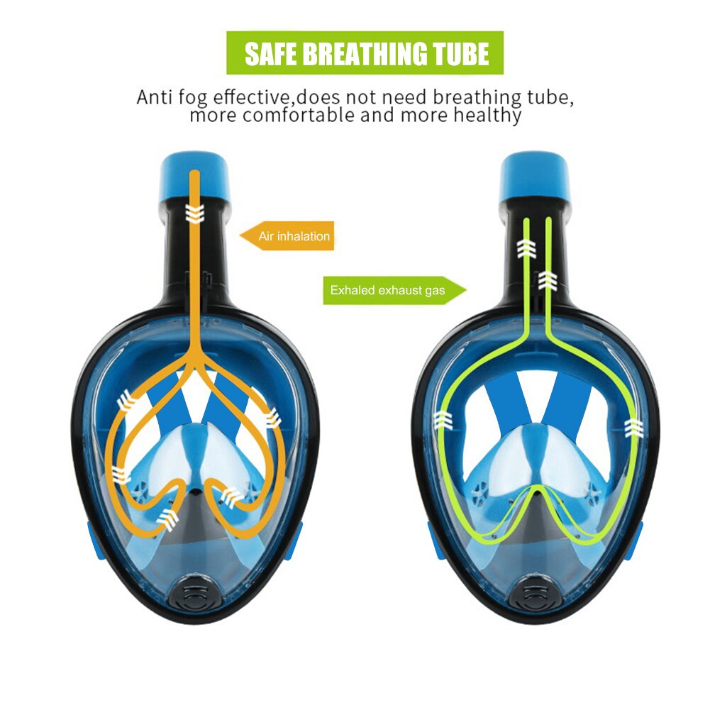 Scuba Diving Mask Full Face Snorkeling Mask Underw... – Grandado