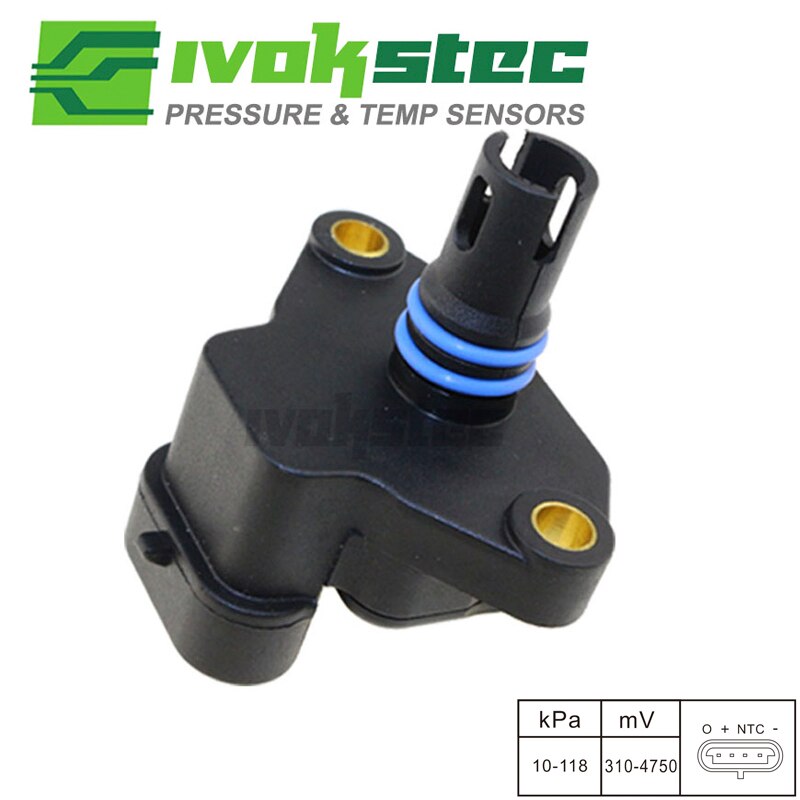 100% Test MAP Sensor Intake Air Boost Pressure Man... – Grandado