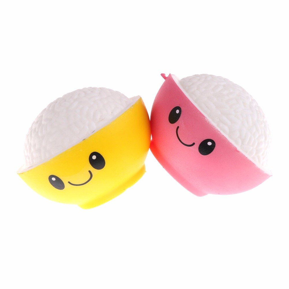 Mskwee Kawaii Bowl Rice Slow Rising Squishy Jumbo ... – Grandado