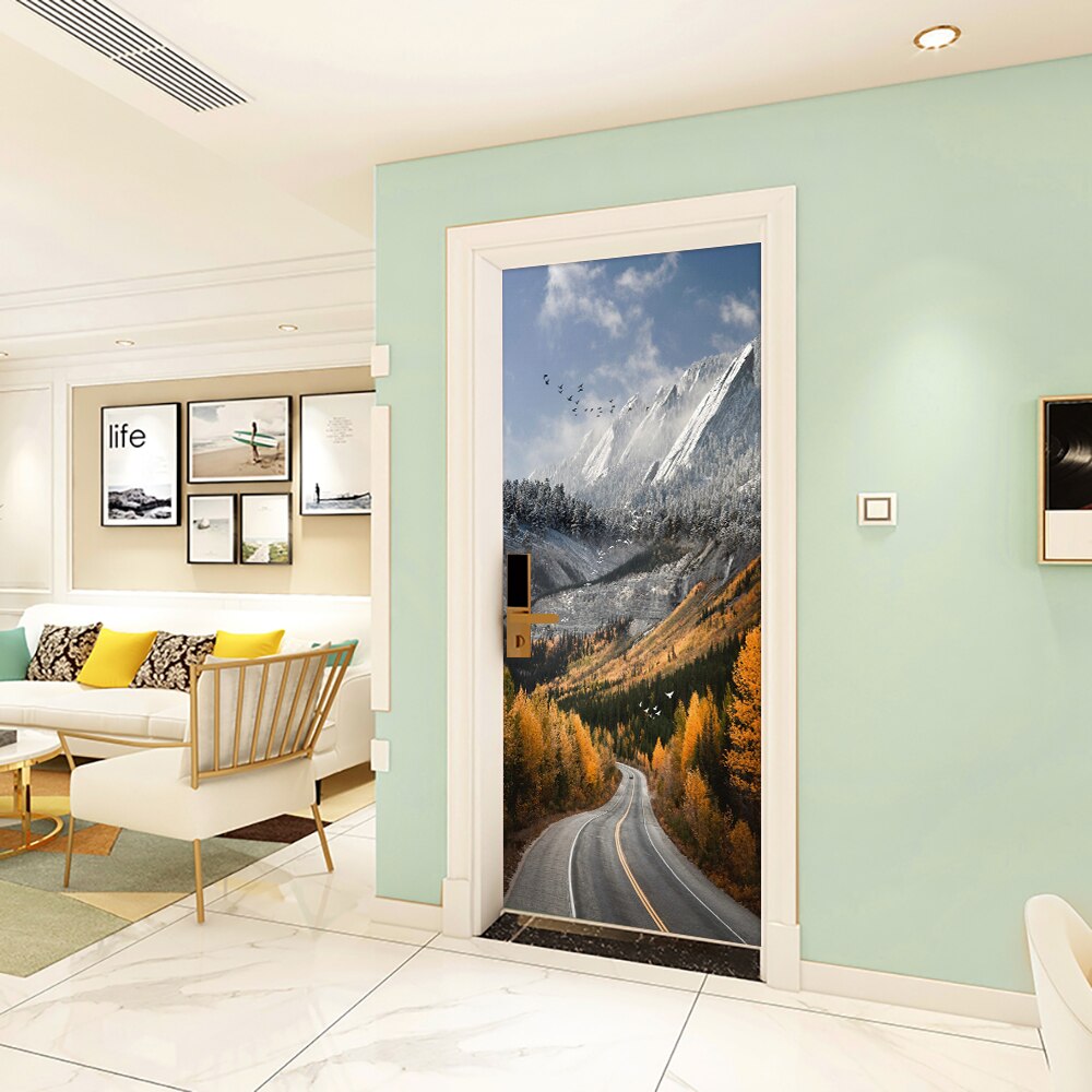 Australia Forest Road Scenery Wall Stickers Home D... – Grandado