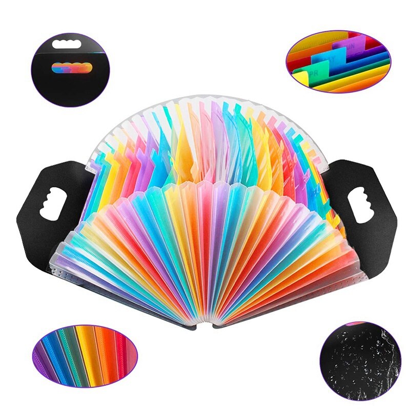 24 Pockets Expanding Files Folder Accordion Portab... – Grandado 24 Pockets Expanding Files Folder Accordion Portab... – Grandado
