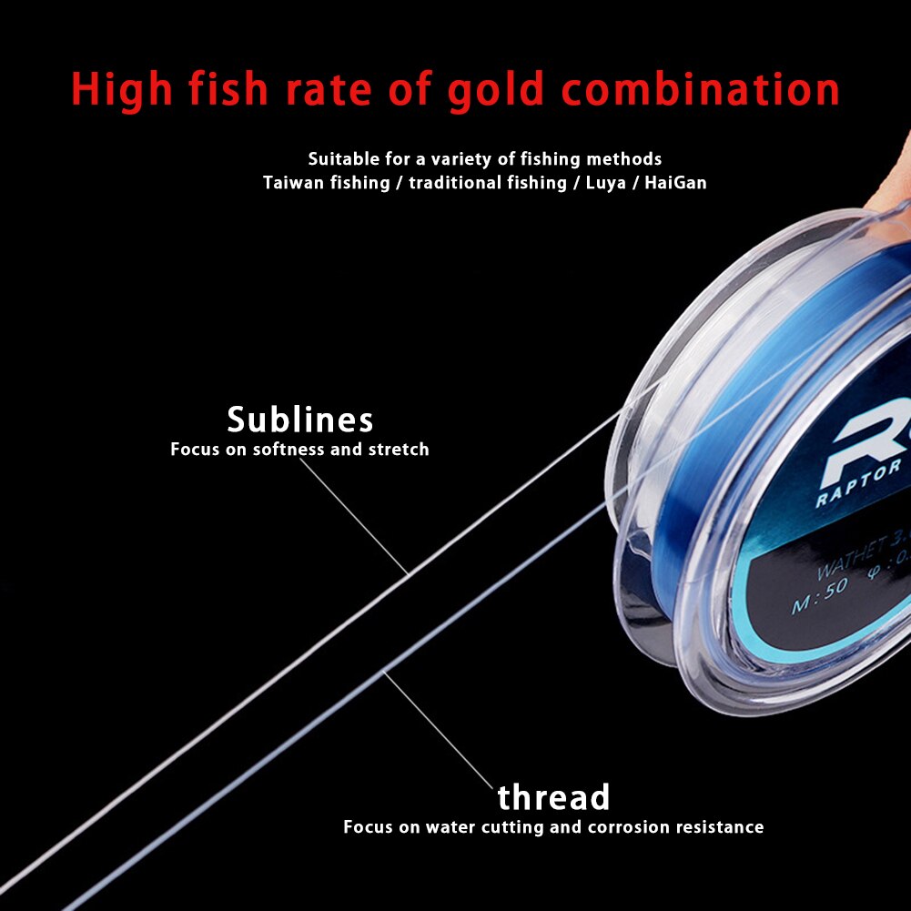 Braid Lines Wire Smoother Floating Line 50m Nylon ... – Grandado