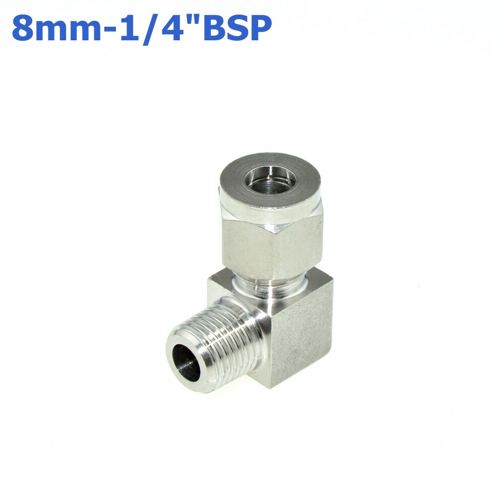 2Pcs 1/4" BSPT Male Thread x 8MM Double Ferrule Tu... – Vicedeal