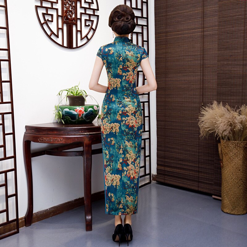 Chinese Traditionele Vrouw Cheongsam Bruiloft Bloe... – Grandado