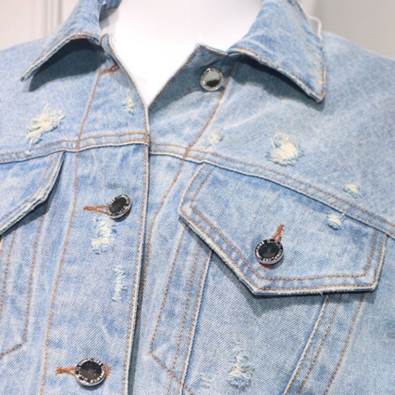 Women Autumn Winter Denim Jackets And Jeans Two Pi... – Grandado