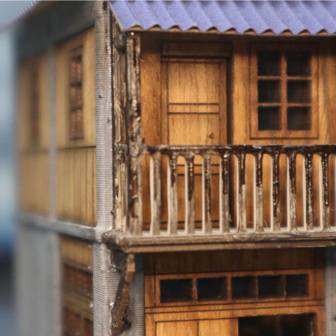 8X3.8X9.5Cm Zand Tafel Railway Trein Scène 80's Ou... – Vicedeal