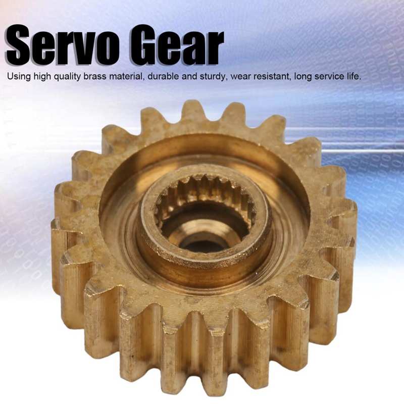 4305-0025-0020 Brass Servo Spline Gear 20 Tooth Me... – Grandado
