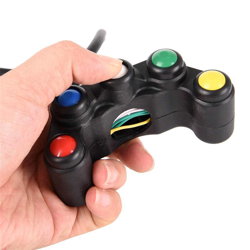 Waterdicht 5 Knop Motorfiets Switch Knop 7/8 "Stuu... – Grandado