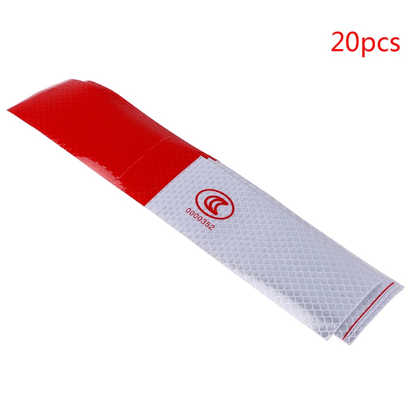 20 teile/satz Reflektierende Warn Streifen Band Au... – Vicedeal