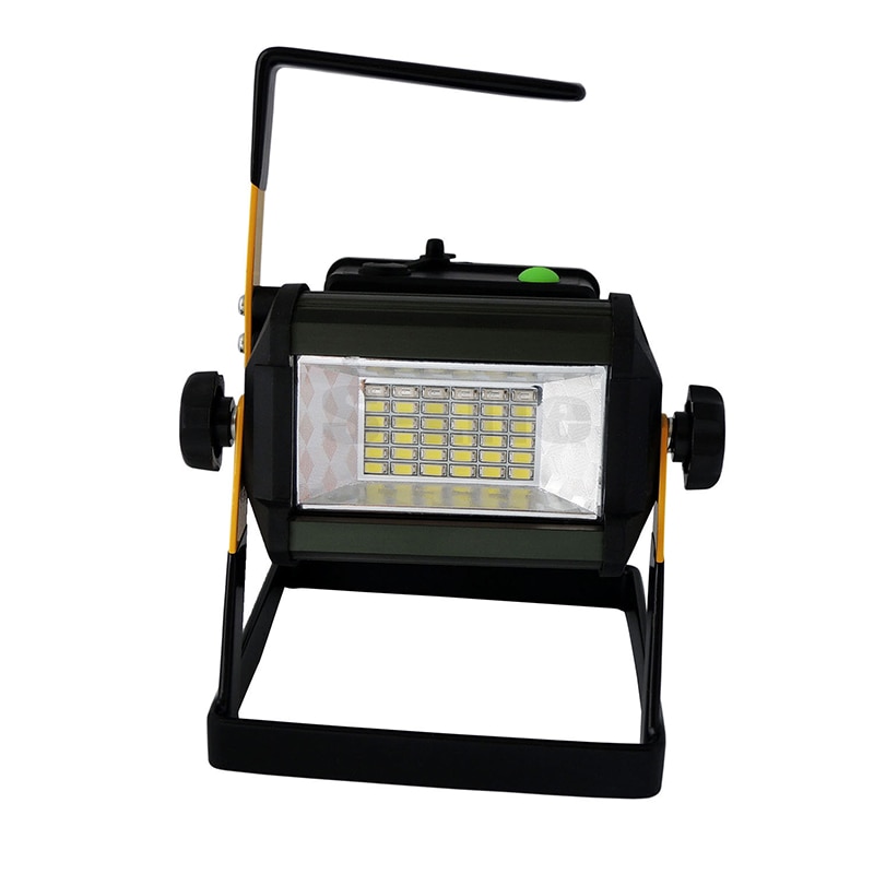 50W Rechargeable Led 2400Lum Floodlight 36LED Port... – Grandado
