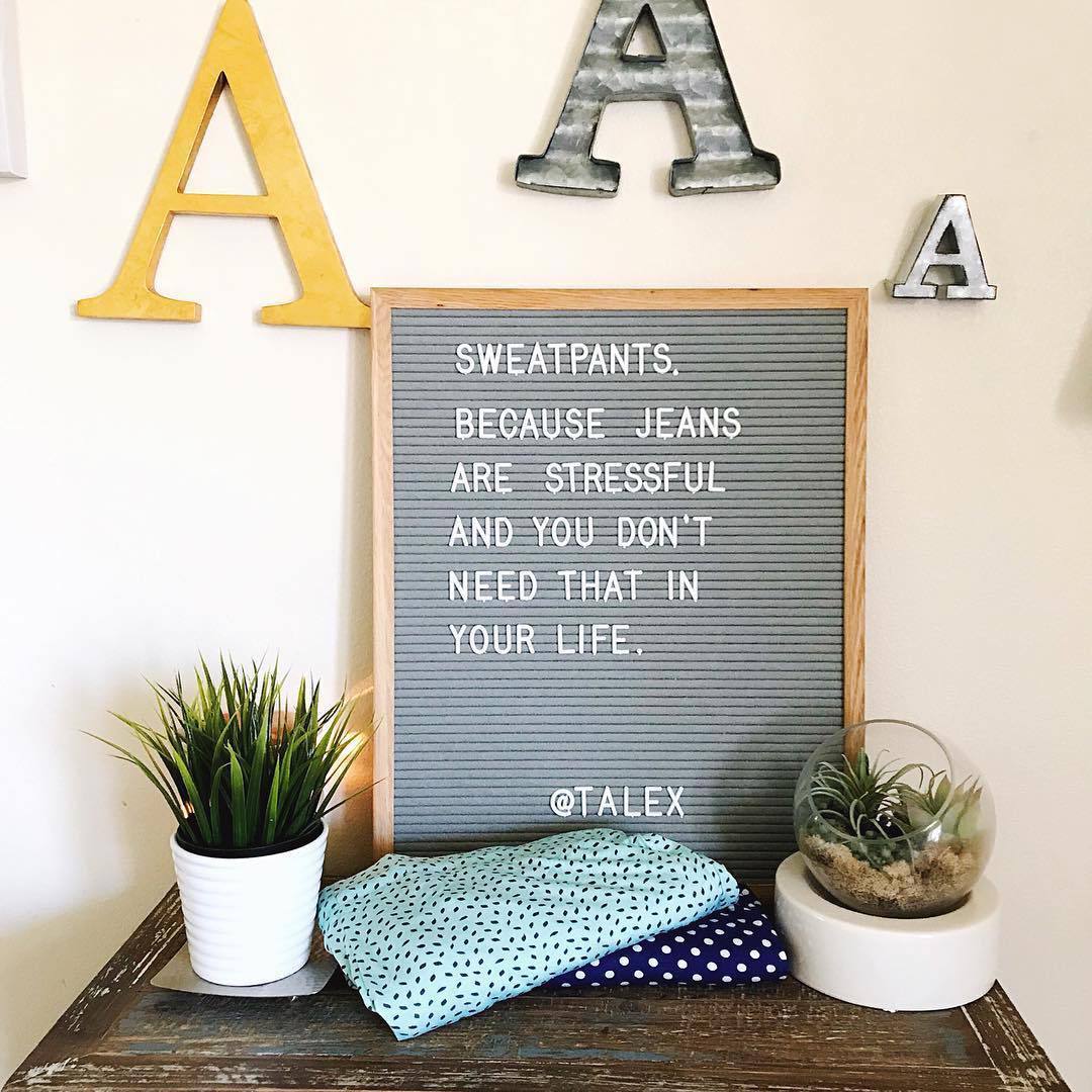 30x40cm Felt Letter Board Rectangle Nordic Wooden ... – Vicedeal