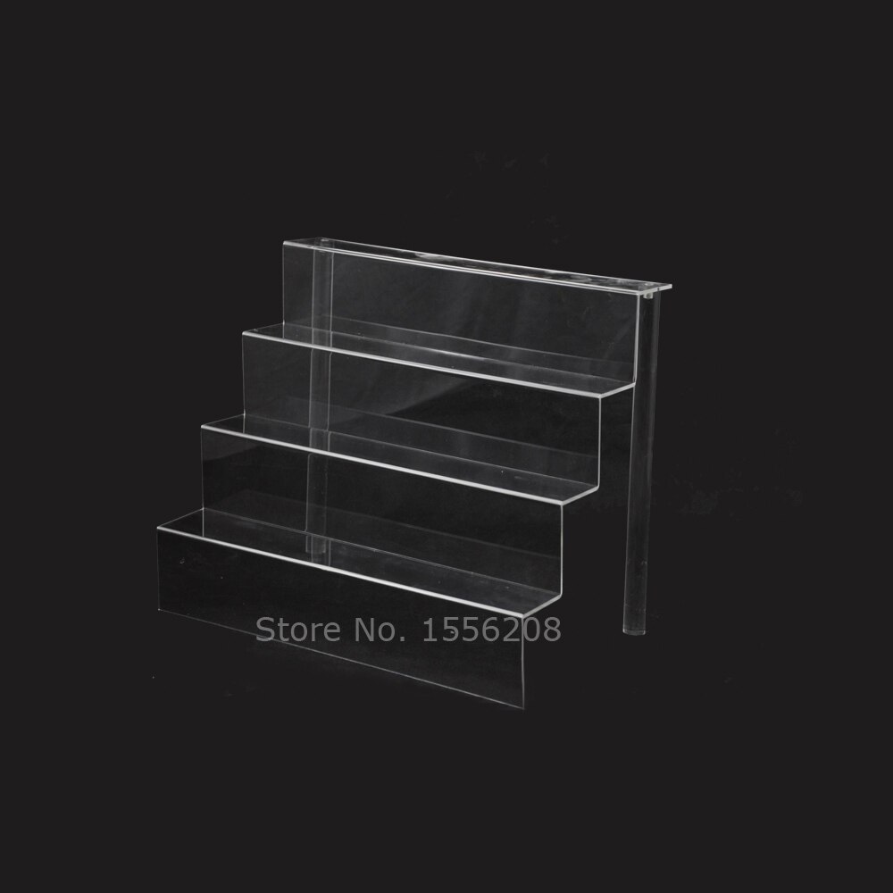 Home Storage Rack 4 Tier Acrylic Riser Stand Shelf... – Grandado