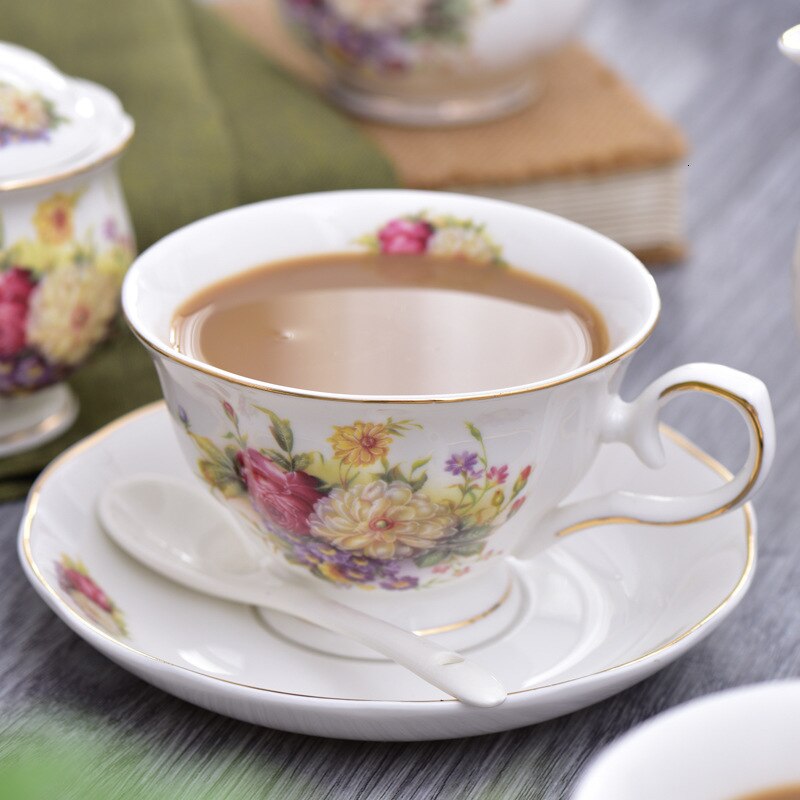 European Style Brief Afternoon Tea Coffee Cup Sauc... – Grandado