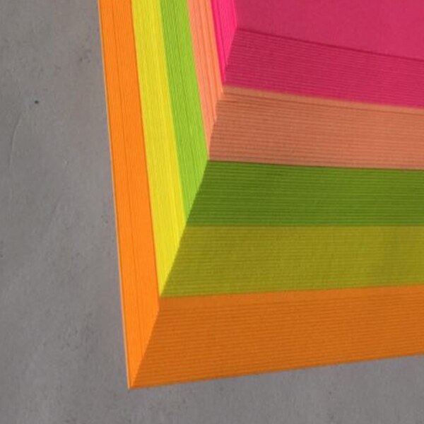 120X Sheets Of A4 Neon Card - Fluorescent Craft Ca... – Grandado