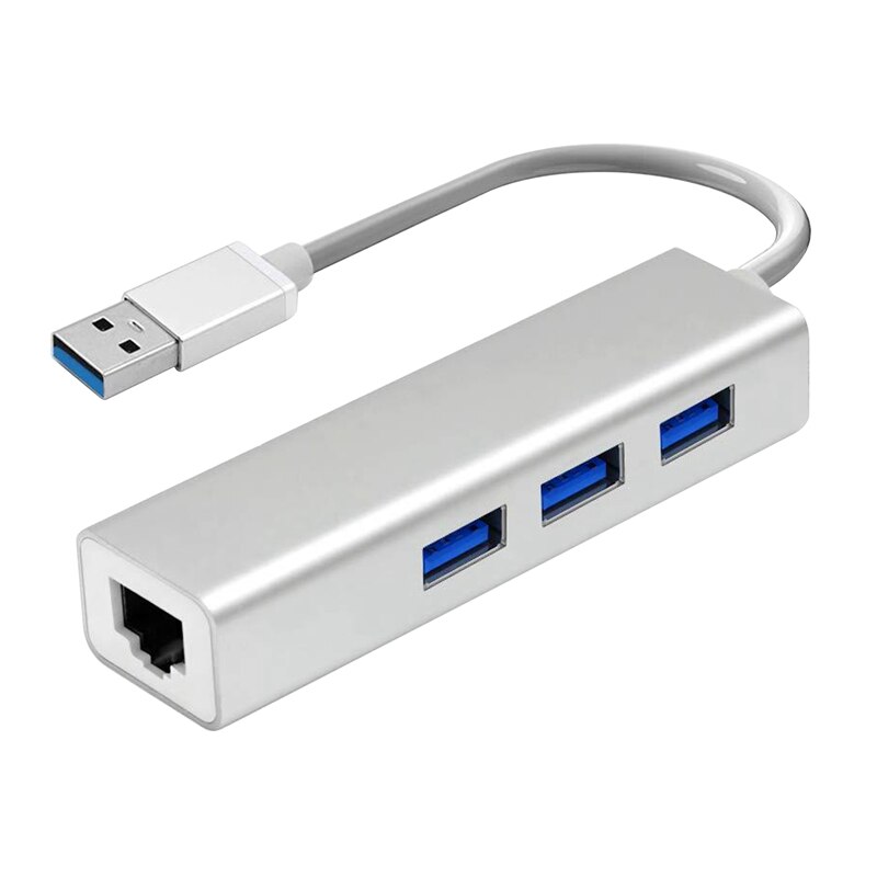 USB Ethernet with 3 Port USB HUB 3.0 RJ45 Lan Netw... – Vicedeal