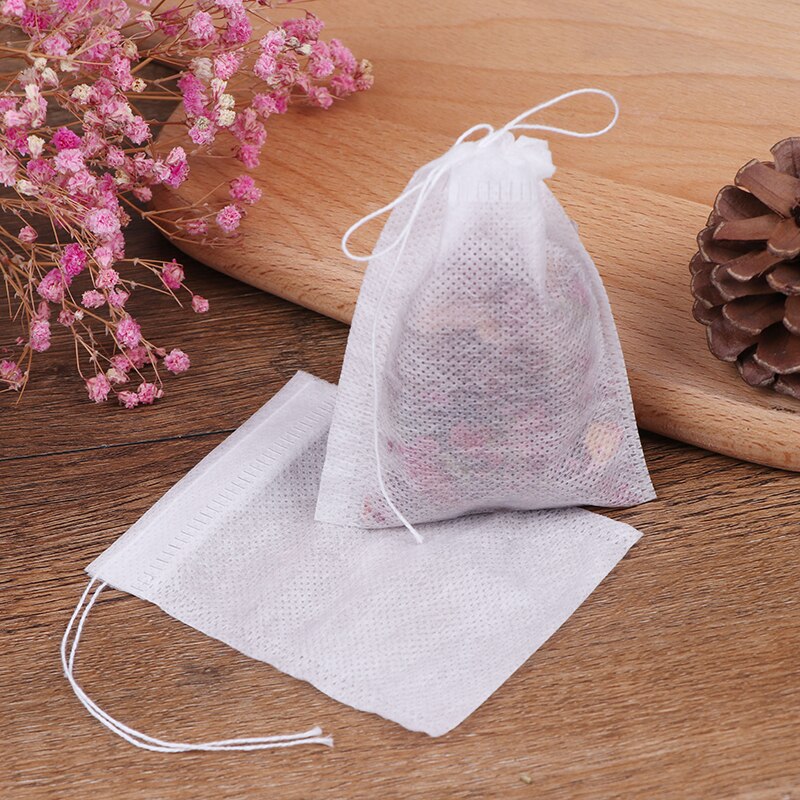 100Pcs/Lot Paper Tea Bags Filter Empty Drawstring ... – Grandado