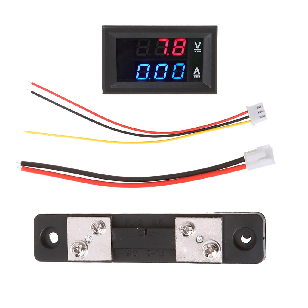 DC 0-100V 50A Digital Voltmeter Ammeter LED Dual D... – Vicedeal