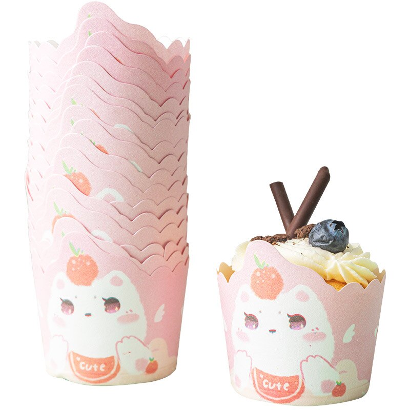 10PCS Colorful Cartoon Paper Cake Cupcake Liner Ba... – Grandado