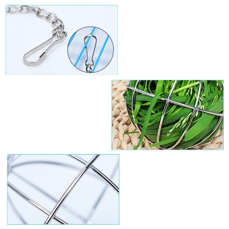 Cavia Hooi Feeder Konijn Opknoping Rvs Hooiruif Ba... – Vicedeal