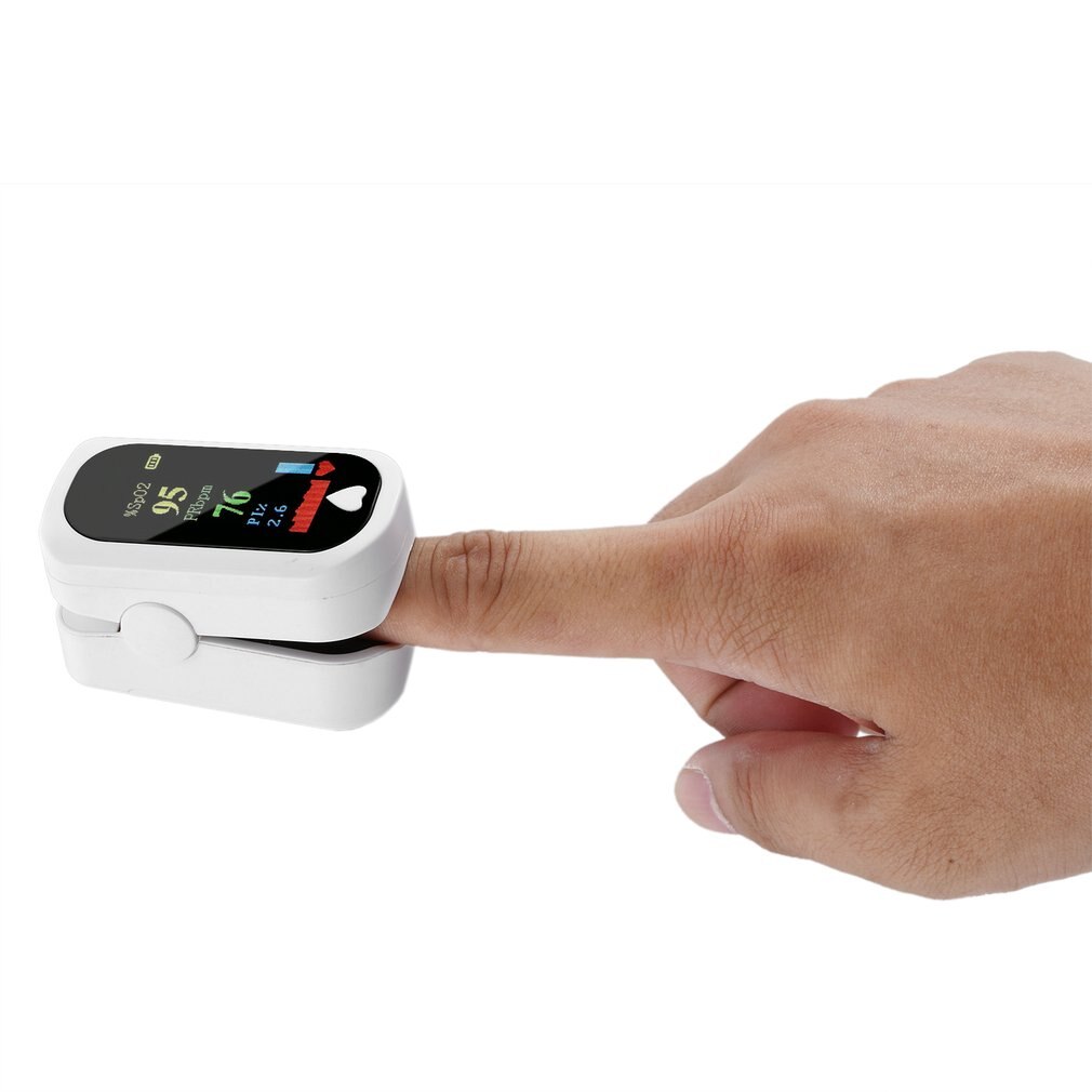 Heart Shaped Key Finger Pulse Oximeter Finger Clip Grandado